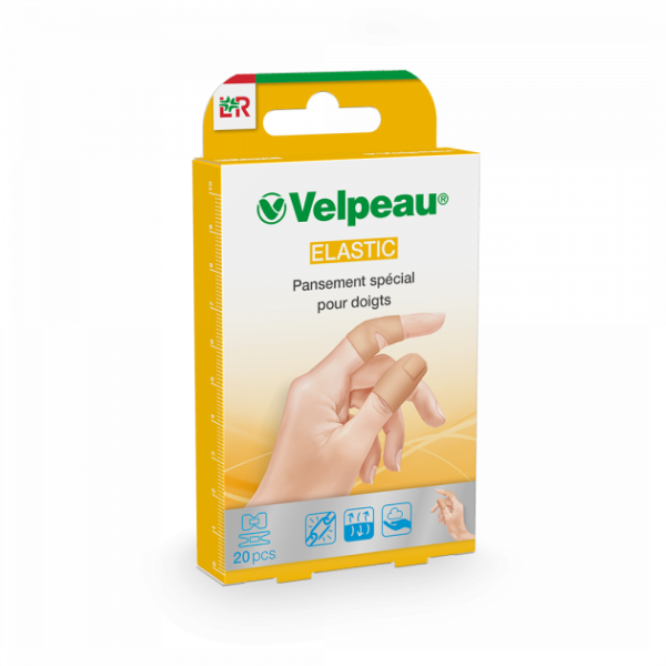 Pansement spécial pour doigts en textile extensible